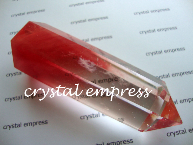 Faceted Cherry Quartz Crystal Point - Crystal Empress Feng Shui Store