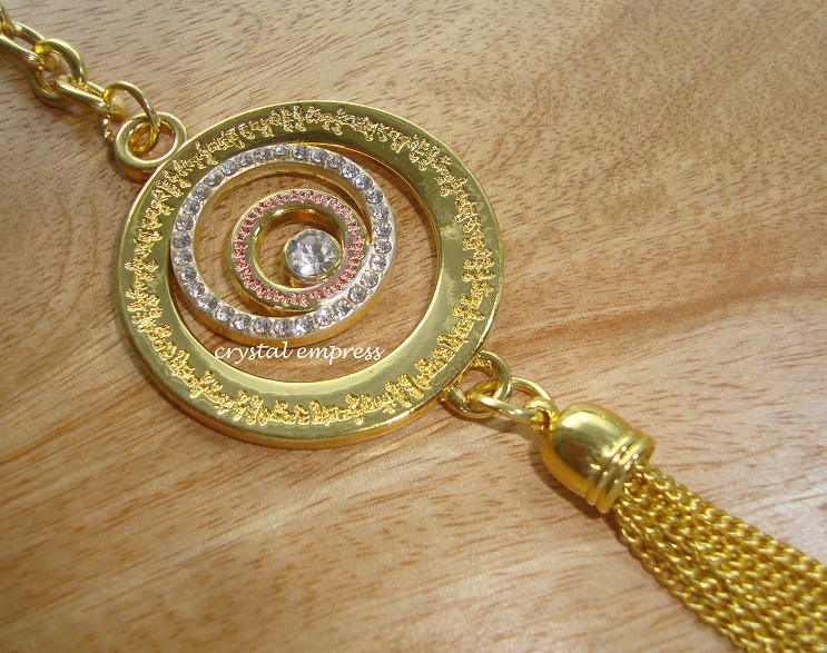 2018 Trinity Circle Keychain - Crystal Empress Feng Shui Store