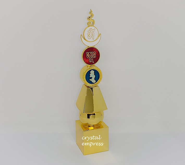 2020 Five Element Pagoda with “Om Ah Hum” (Small) - Crystal Empress ...