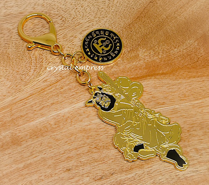 2024 Ghost Month Night Spot Protection Talisman Keychain - Crystal ...