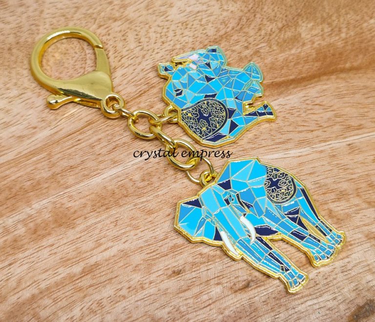 2023 Royal Elephant & Cosmic Rhino Anti-Burglary Amulet Keychain ...