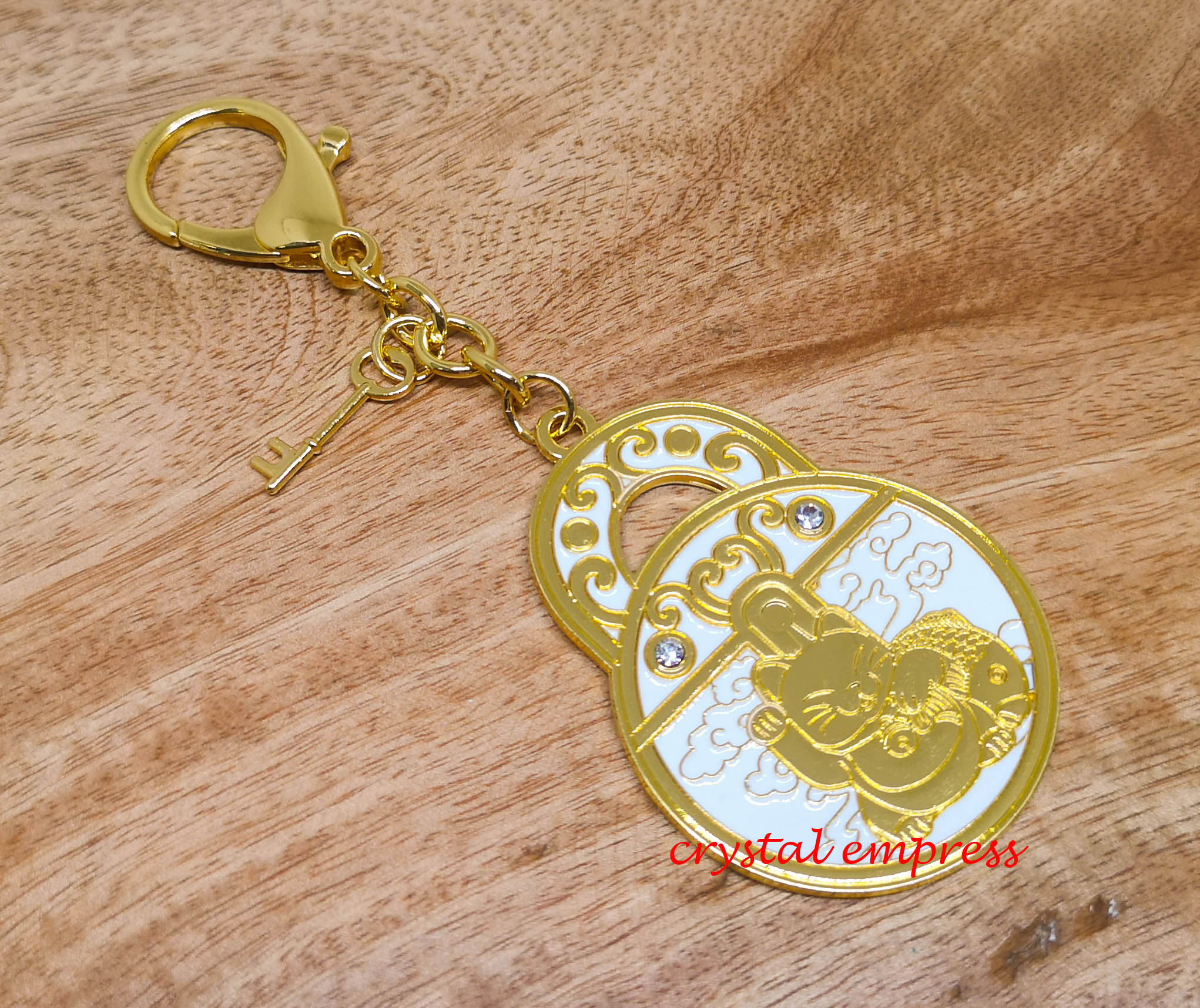 2024 Padlocks of Wealth Keychain - Crystal Empress Feng Shui Store
