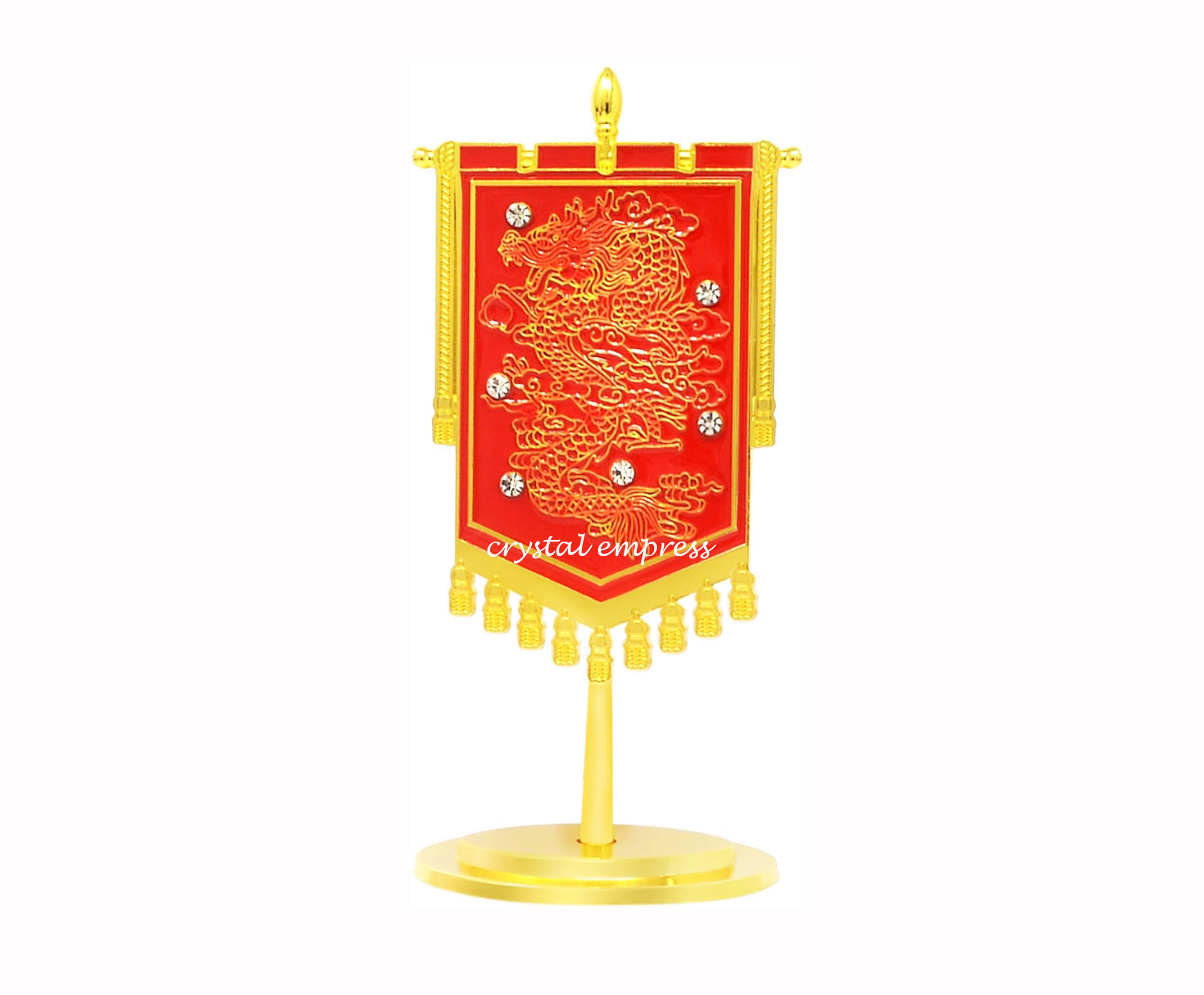 2024 Prosperity Flag with Dragon - Crystal Empress Feng Shui Store