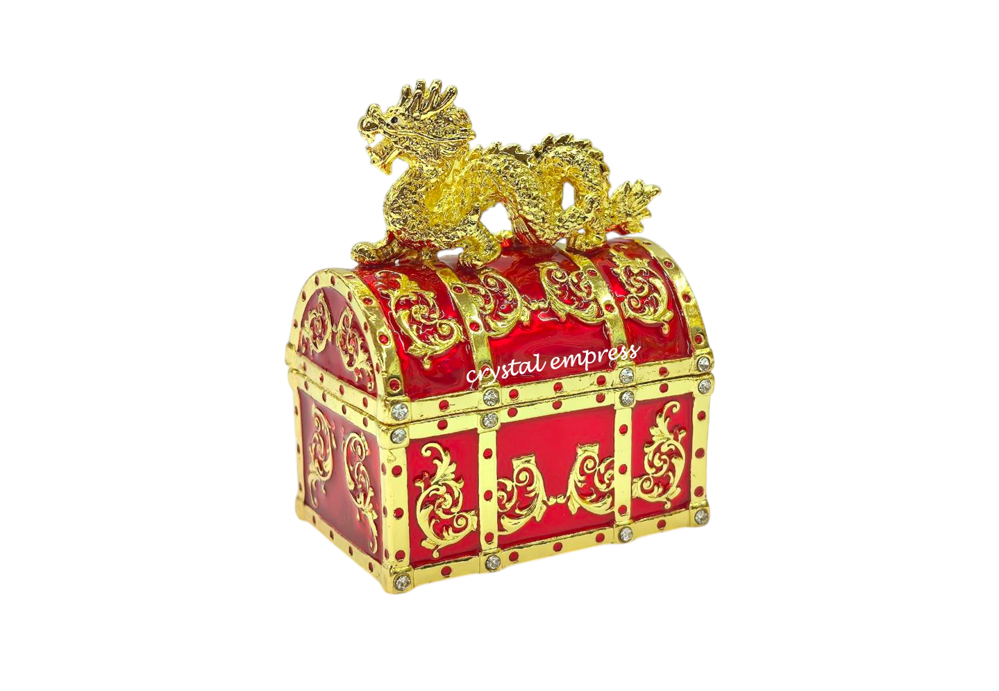 2026 Dragon Treasure Box (Red) - Crystal Empress Feng Shui Store